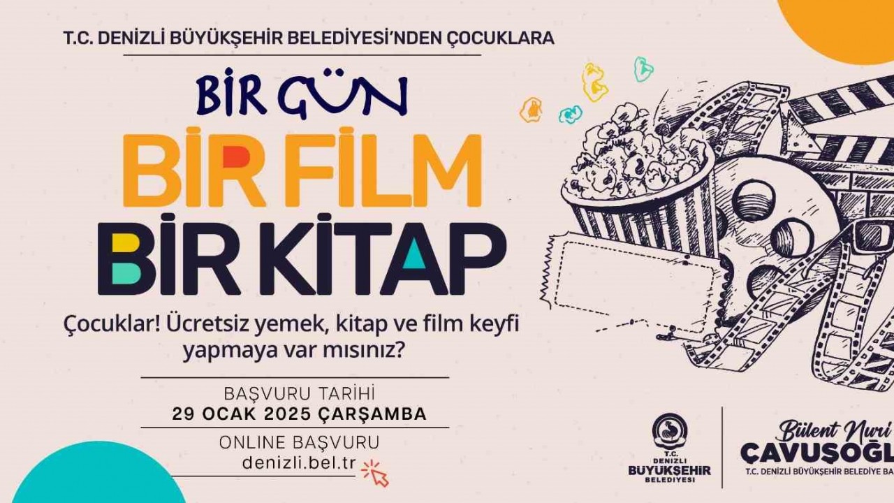 ‘Bir Gün, Bir Film, Bir Kitap’ projesi başvuruları başladı - İşin ...